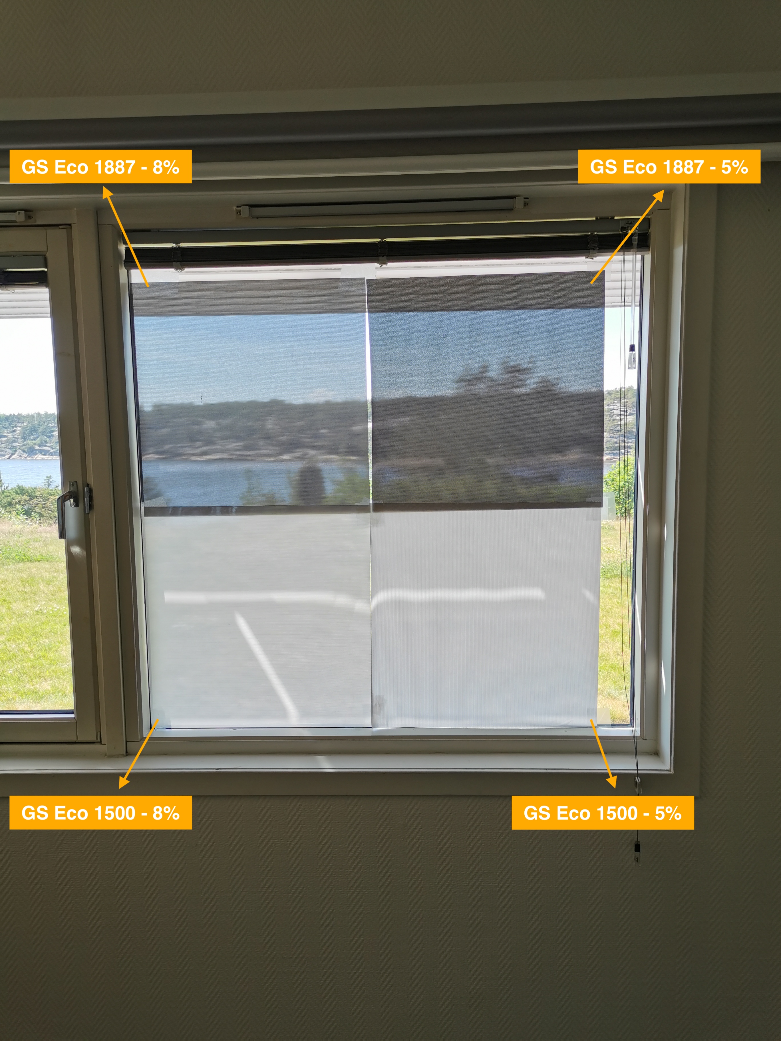 Utsyn for Innvendig Screen GS Eco | Solskjerming AS